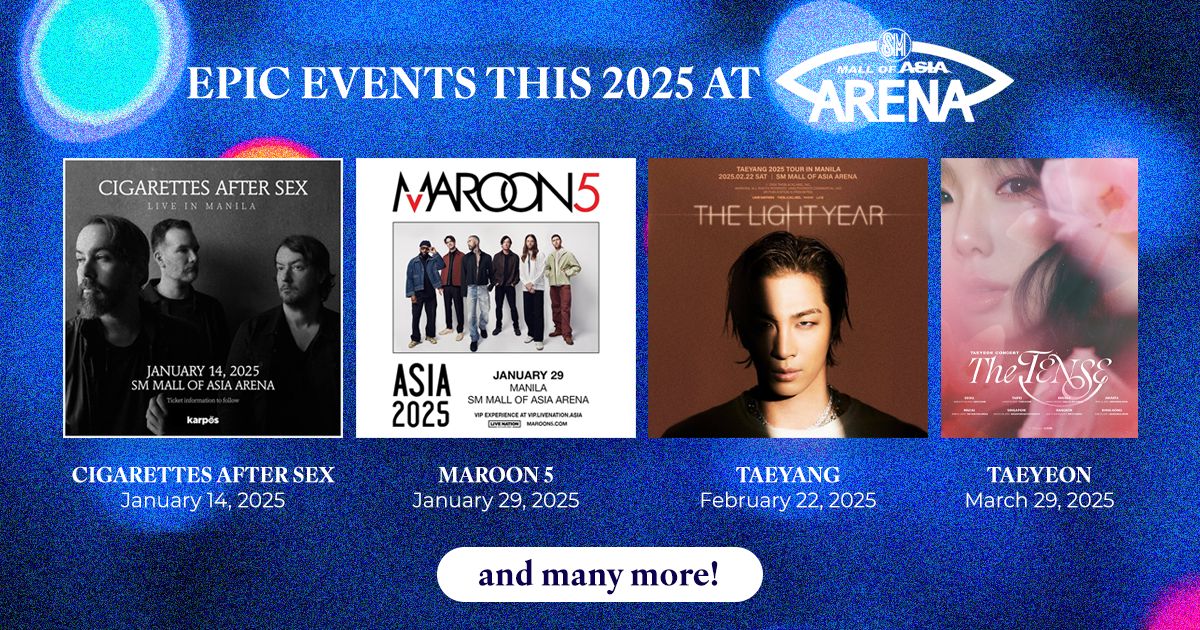 Get Ready for an Epic Year with These Events Happening at The SM Mall of Asia Arena | SM Supermalls